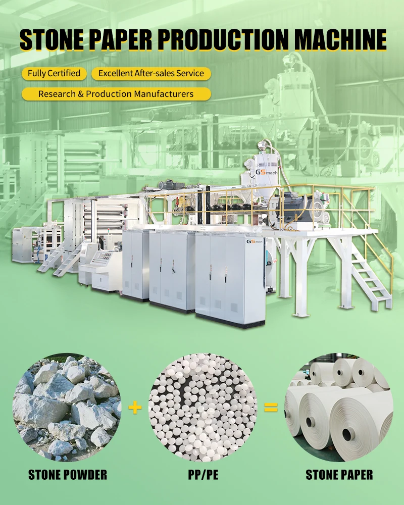Polyethylene Anhydrous Synthetic Paper Making Machine Waterless ...