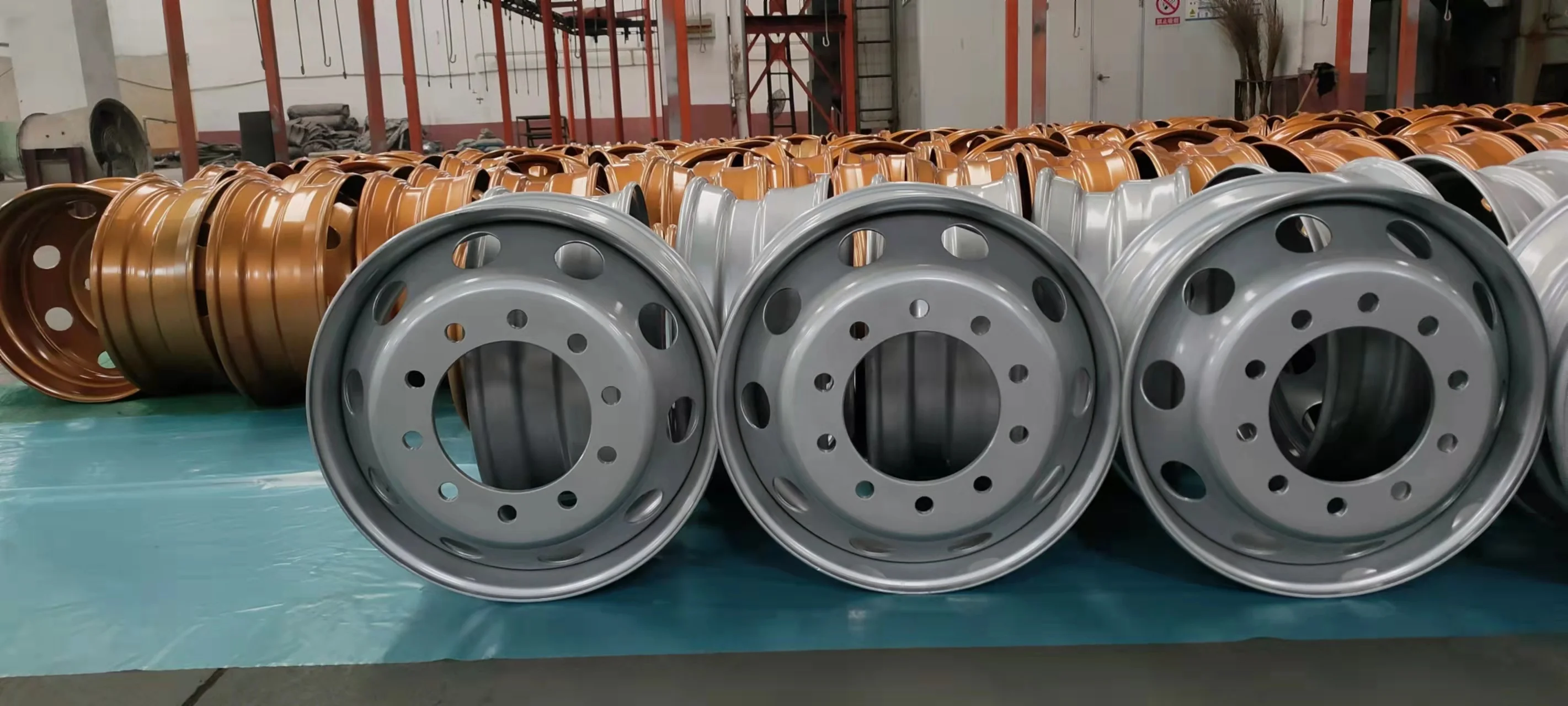 22.5*9.00custom 22.5 By 9.00 Inches 10-hole Gold Tubelless Truck Wheels ...