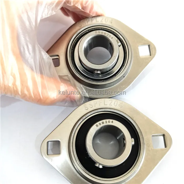 3-bolt Triangle Flange Bearing Housing PFT207 with Ball Bearing SB207
