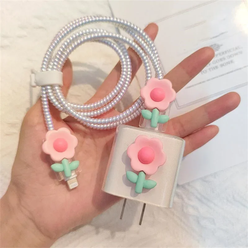 2023 3d Flower Transparent Soft Silicone Charger Case For Iphone 11 12 ...