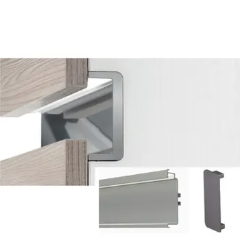 Gola System Kitchen Cabinet Concealed Handle Recessed Led Kitchen ...