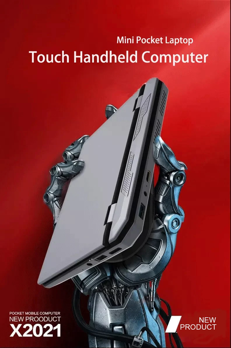 Portable Pc Notebook Computer 7 Inch Celeron J4115 Ips Display Touch ...