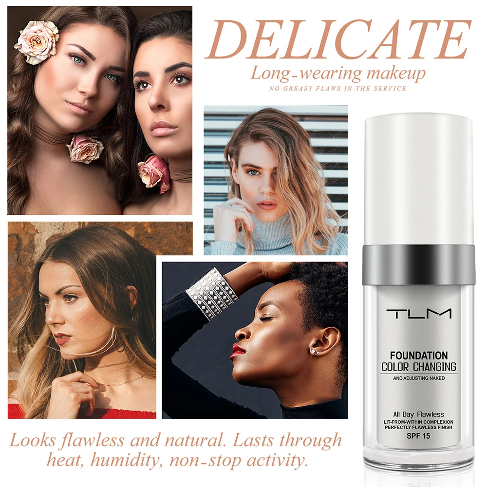 Alibaba.com: TLM Private Label Liquid Base Makeup with SPF, natural ...