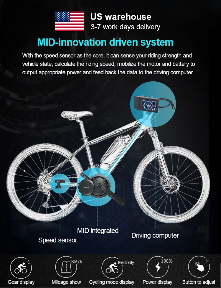 BAFANG G340 Electric Bike Conversion Kit - High Torque Power