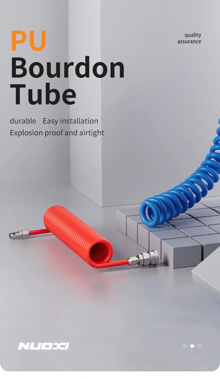 Pu Tracheal Rubber Tube Telescopic Spiral Air Hose Spring Tracheal Tube ...