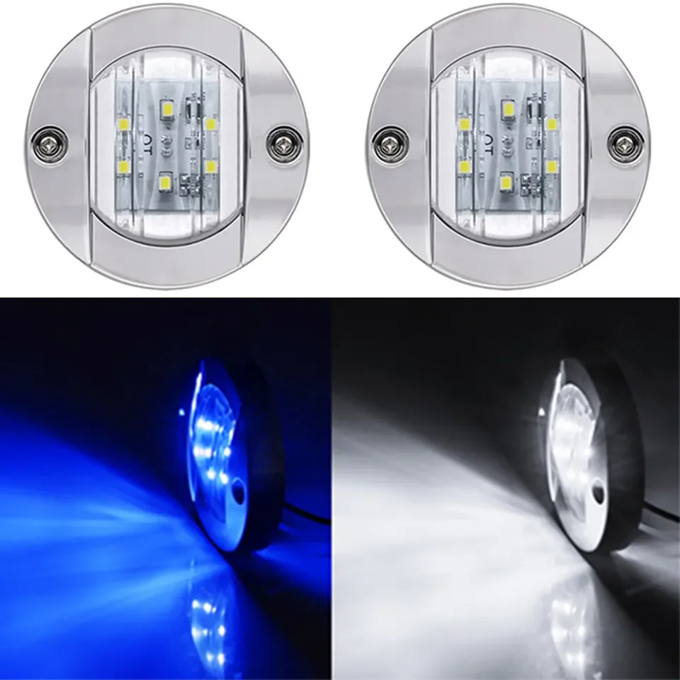 Round Led Yacht Transom Light Sailing Signal Light For Boat Rv Yacht ...