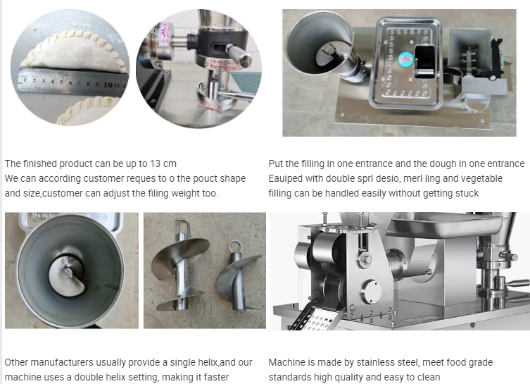Efficient Dumpling Making Machine - Spring Roll Patti Empanada Samosa Machine