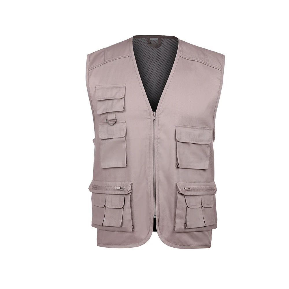 Spring And Summer Outdoor Multi-pocket Vest Photography Fishing Vest ...
