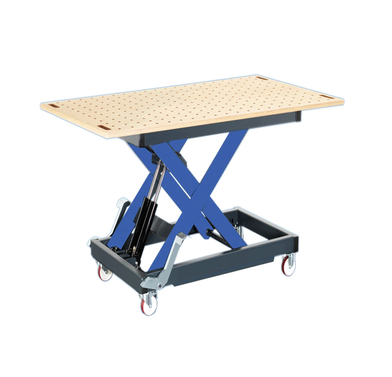Heavy Duty Workbench Stand Adjustable Hydraulic Lifting Work Platform ...