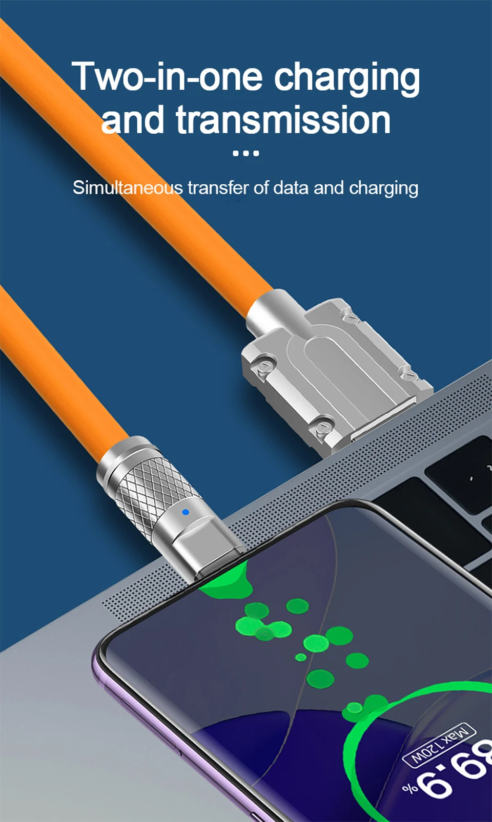 6a Usb Type C Cable Quick Charge Usb Cable For Huawei Xiaomi Samsung ...