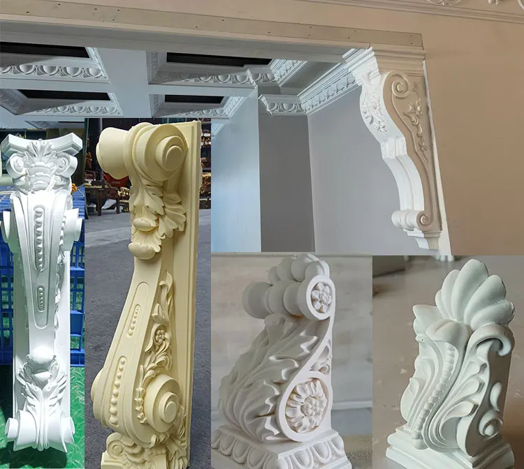 Decorative PU Exotic Corbels for Interior and Exterior
