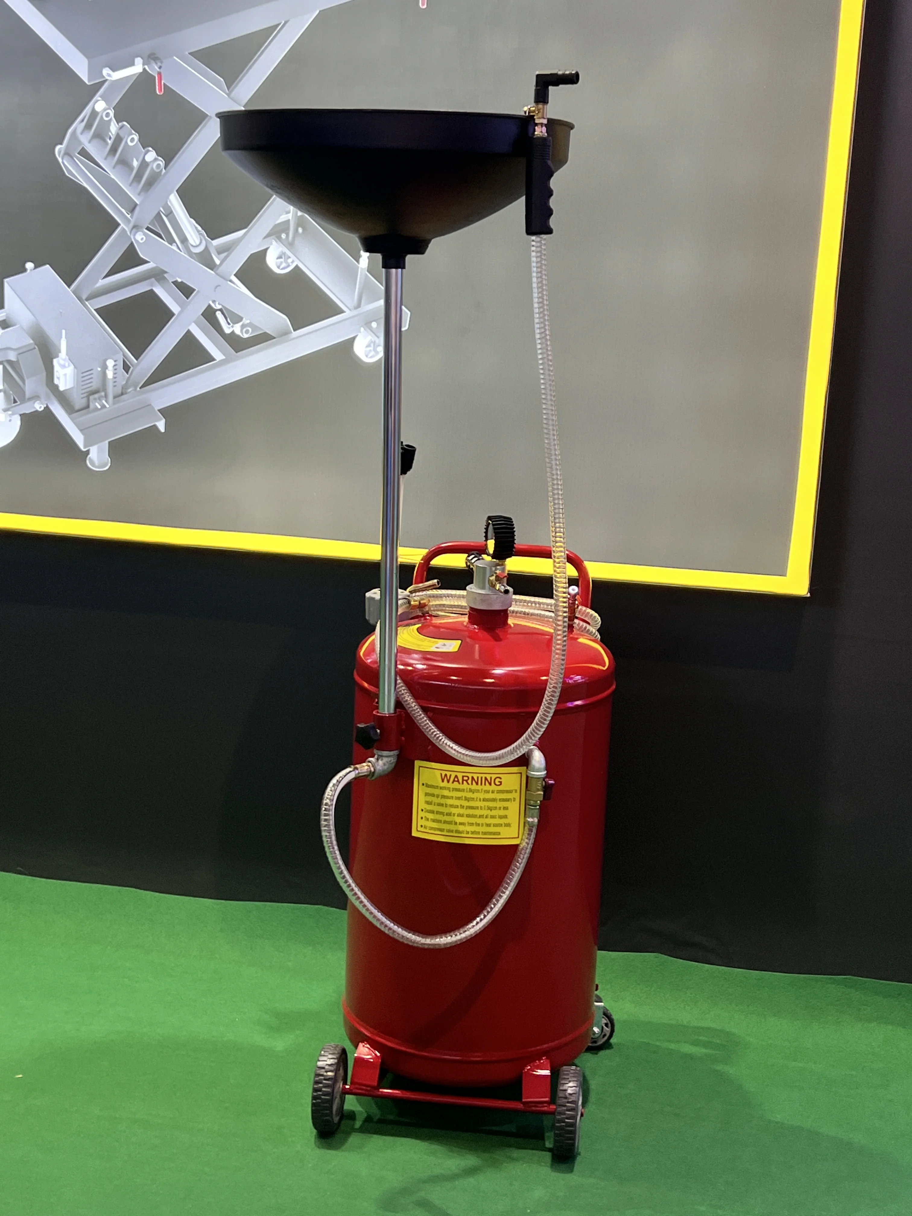 Waste Oil Drain Tank Extractor - Efficient Fluid Transfer