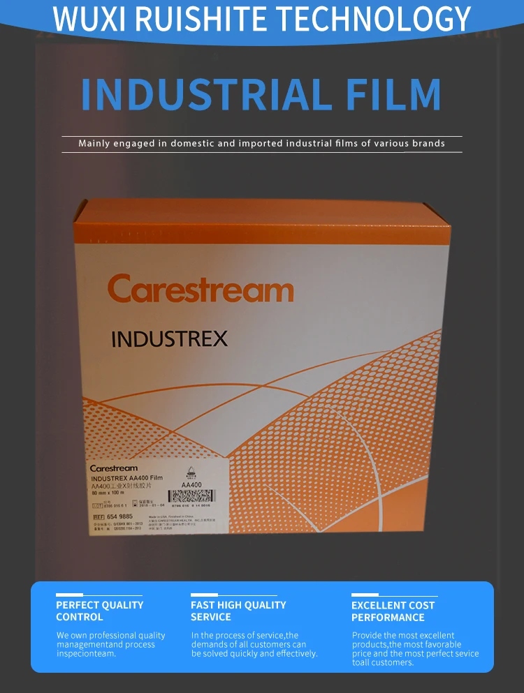 In Stock Carestream INDUSTREX AA400 Film - X-Ray NDT Roll