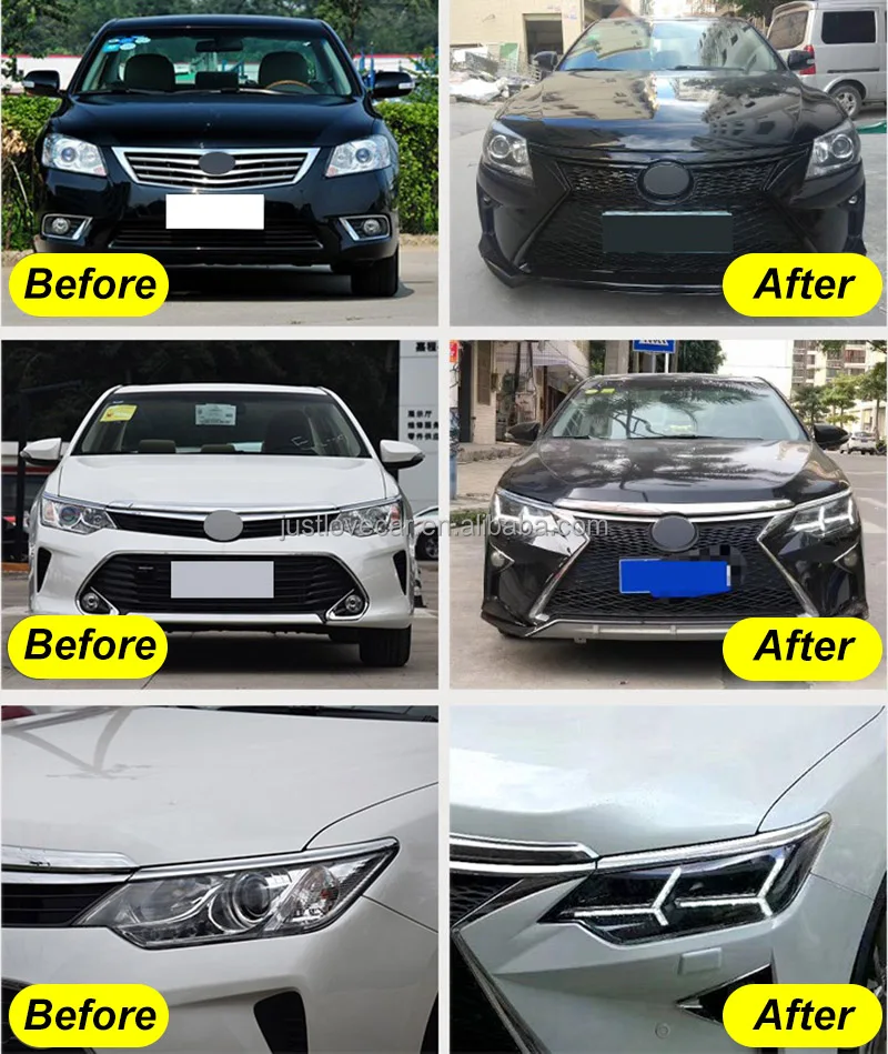Upgrade Your 2006-2017 Toyota Camry with LEXUS TYPE Bumpers