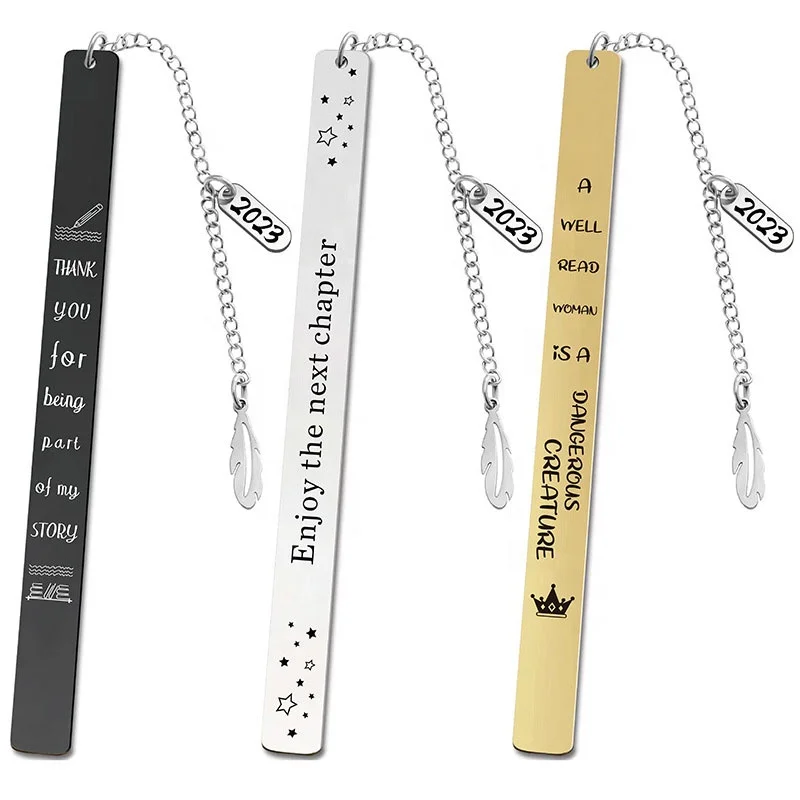 Personalized Custom Metal Bookmark for Teachers Appreciation