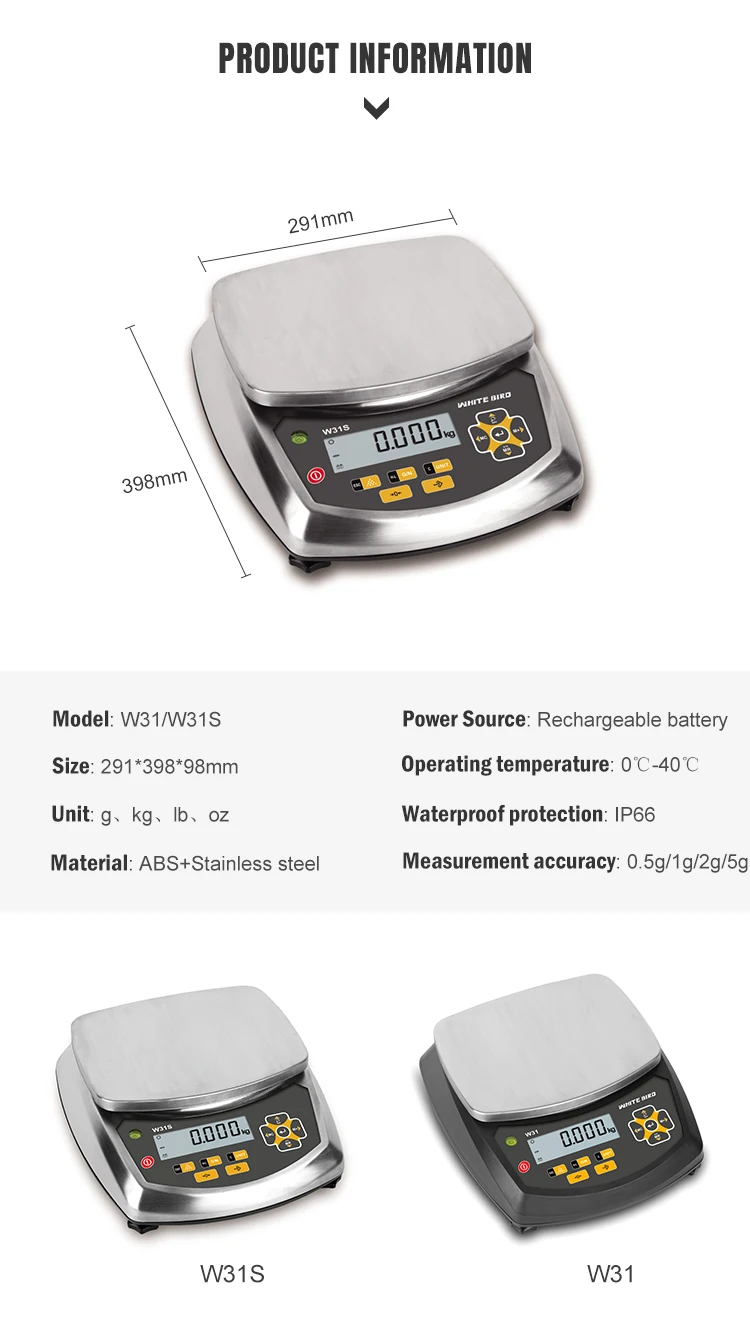 High Precision Electronic Balance with Barcode Printing