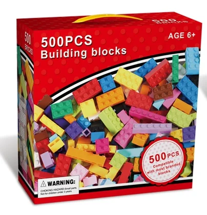 Wholesale Children’s Plastic Building Block Toys Set 1000pcs