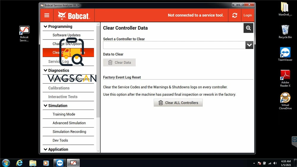 Bobcat Service Analyzer - Diagnostic Tool for Troubleshooting