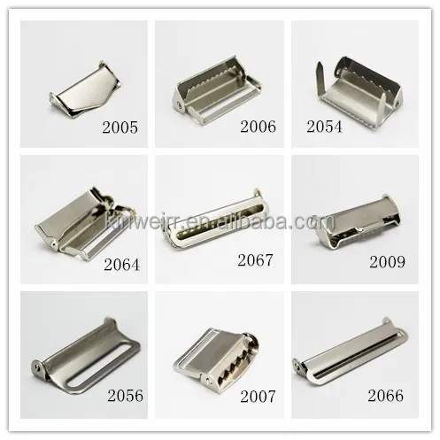 Heavy Duty Big Square Shaped Metal Suspender Clips