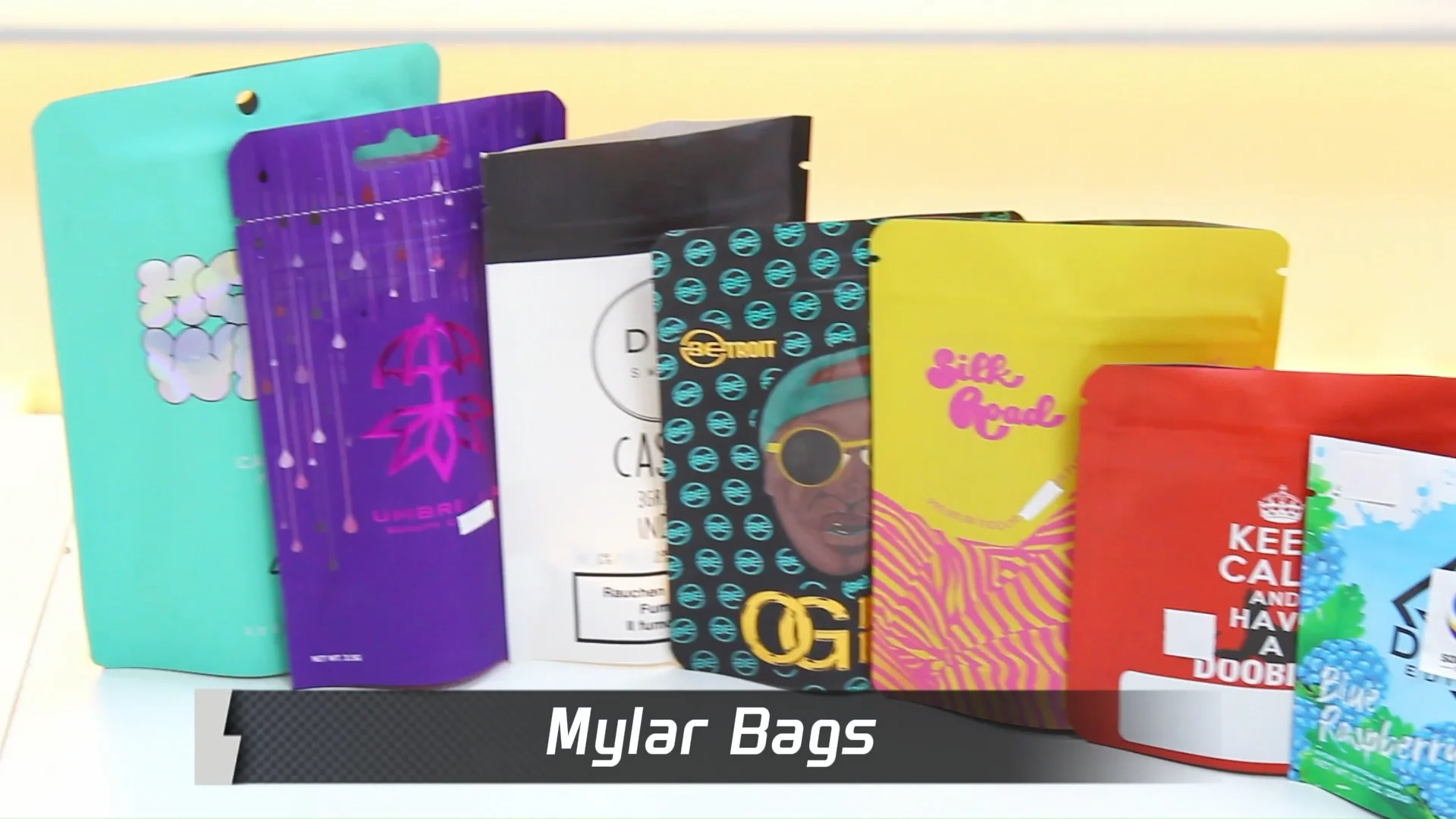 Resealable Ziplock Compostable Pla Packaging Bags Custom Printing Stand ...