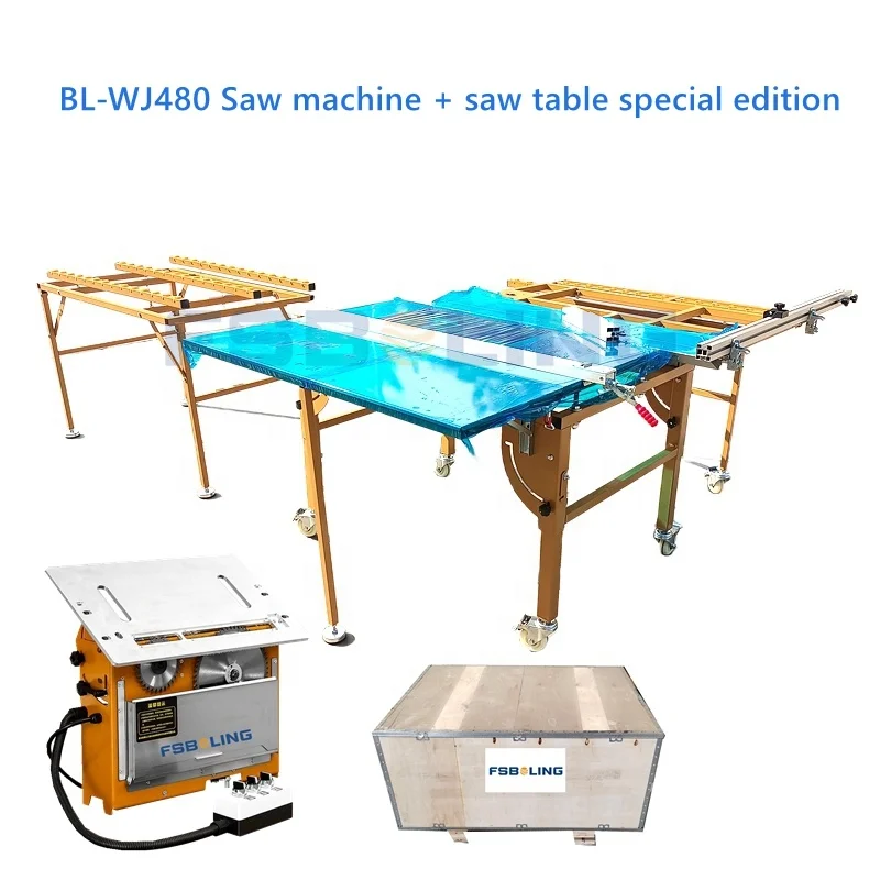 Double-blade Fast Folding Aluminum Alloy Widened Guide Rail Woodworking ...