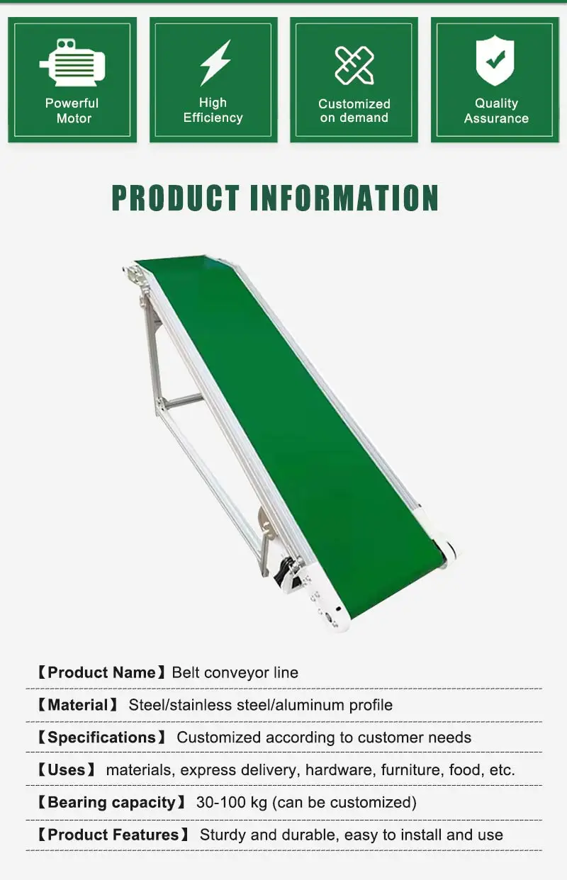 Height Adjustable Small Assembly Line Conveyor Belt Pvc Belt Linear ...