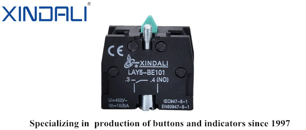 LAY5-BE101 Push Button Switch Contact NO - Durable Self-Locking ...