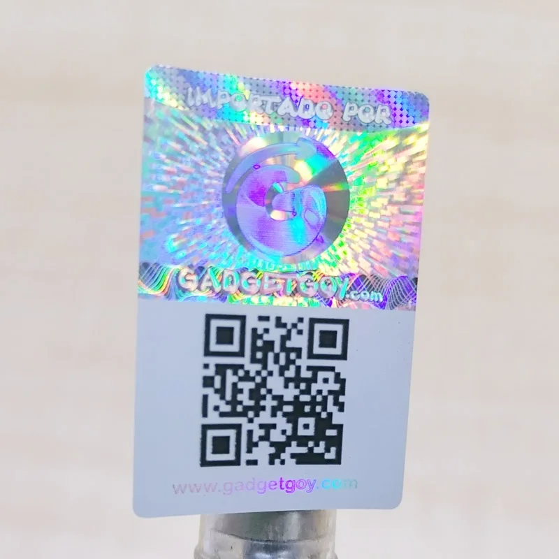 Customize Qr Code Hologram Sticker Original Authentic 3d Hologram Label ...