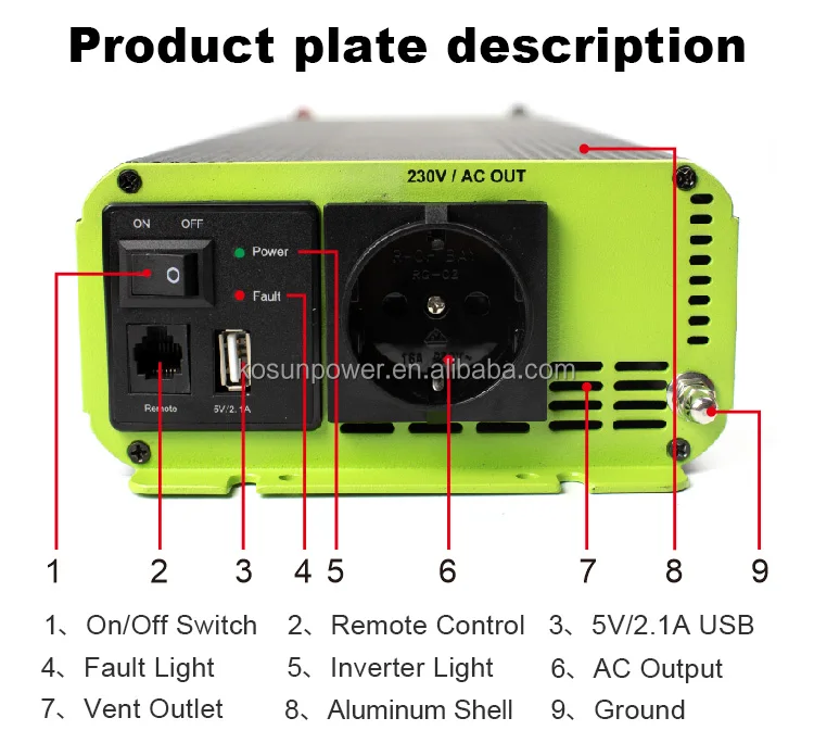 New Power Inverter 1kw to 6kw - Reliable DC to AC Solutions