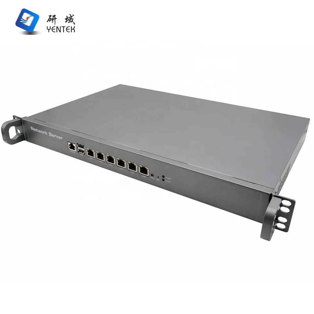 1u Rackmount Case Pfsense Firewall Computer I5 I7 Industrial Computer 6 ...