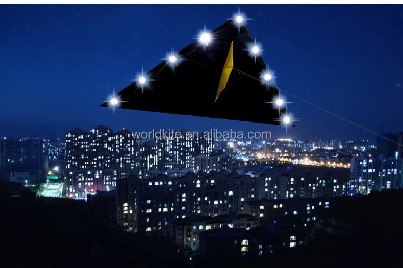 Led Light Kites And Flashing Night Kites - Buy Led Light Kite Flashing ...