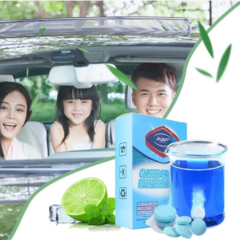 Car Windshield Cleaner Effervescent Tablets Automobile Glass Water Dust ...