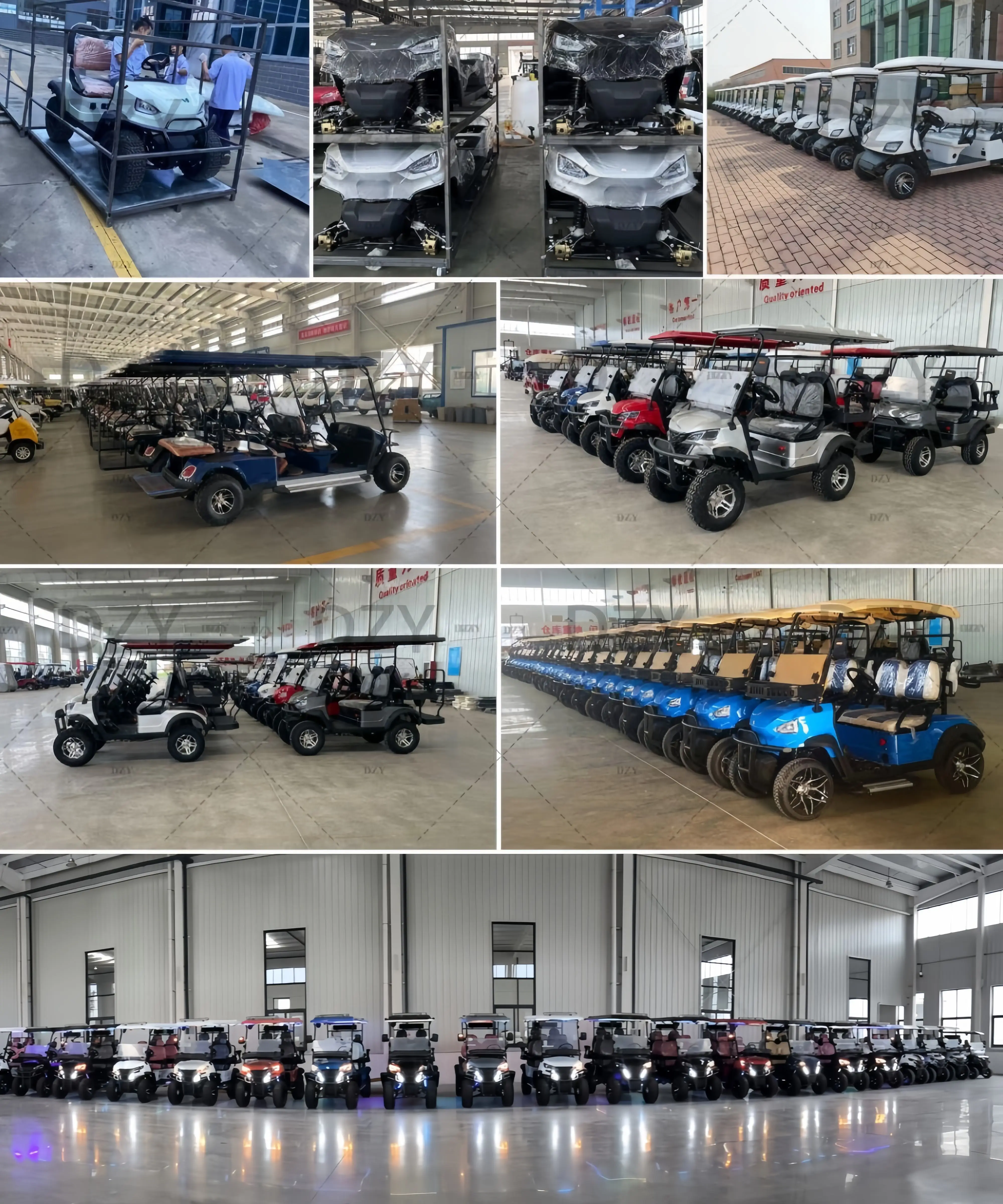 Made in China 2/4/6/8-seater hunting golf cart electric off-road golf ...