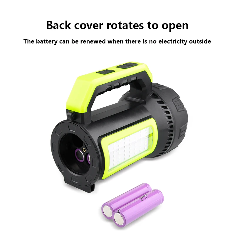 Handle Light Emergency Led Searchlight Rechargeable Multifunctional ...