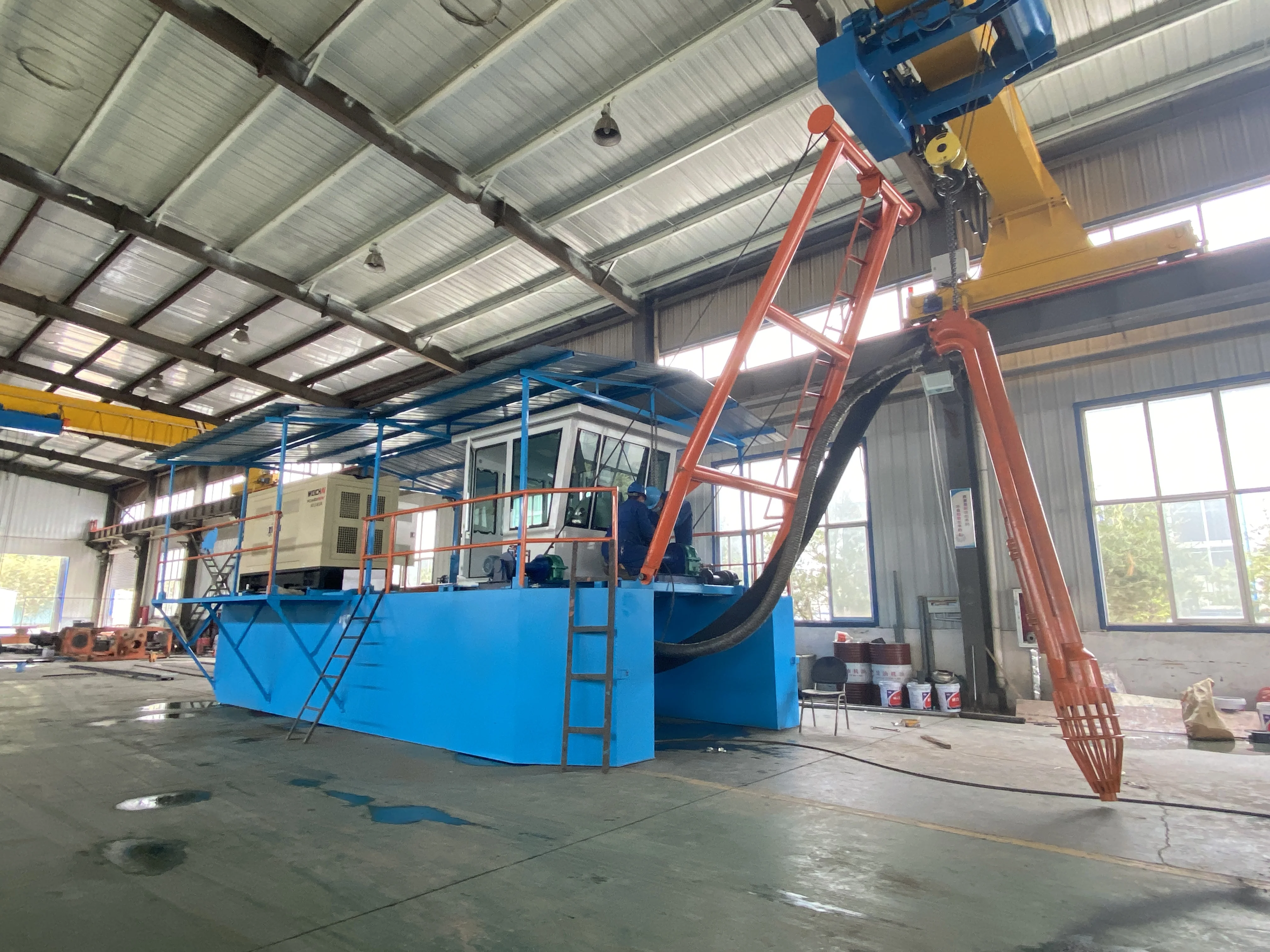 6 Inch Slurry Pumps River Dredger Self Unloading Barge Simple Sand ...