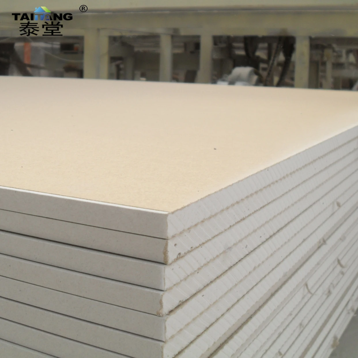 Lembar tahan air Panel papan gipsum dalam ruangan di Malaysia lembaran ...