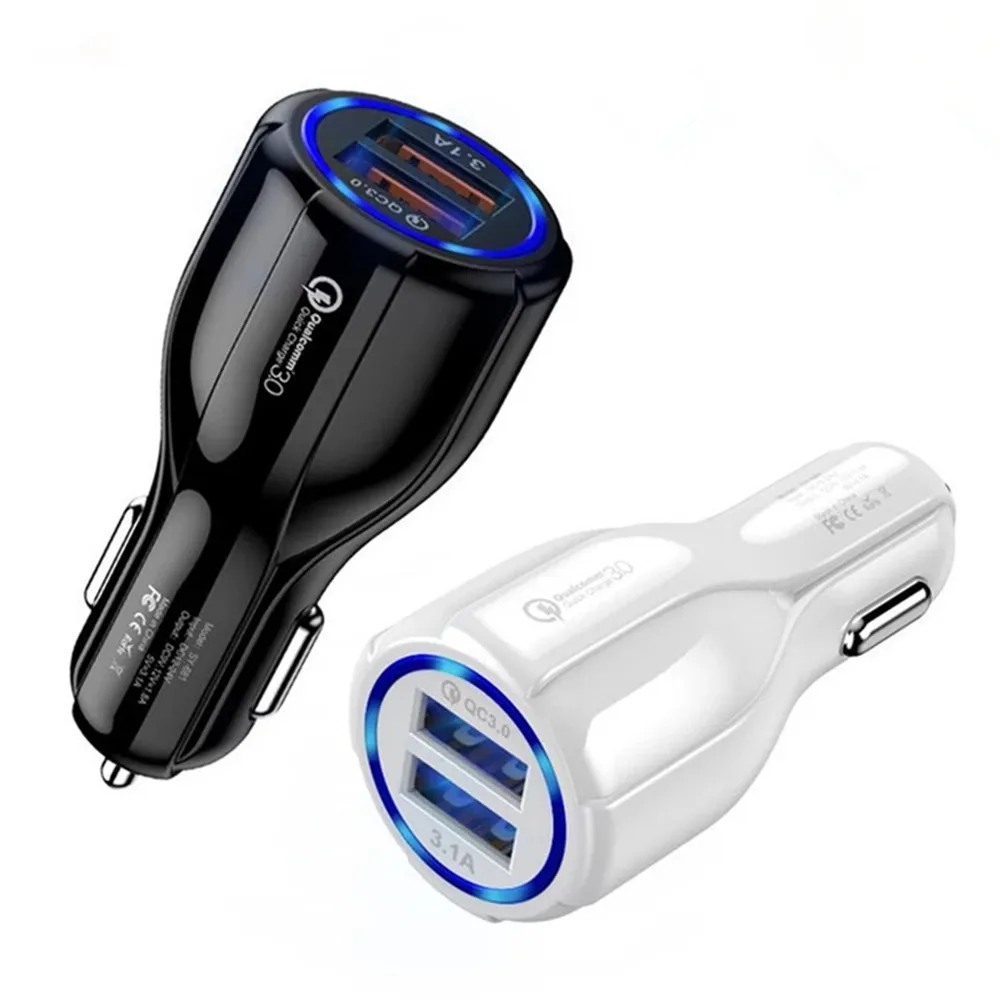 Dual-port Usb Car Charger Adapter For Fast Charging - Buy Usb Car ...