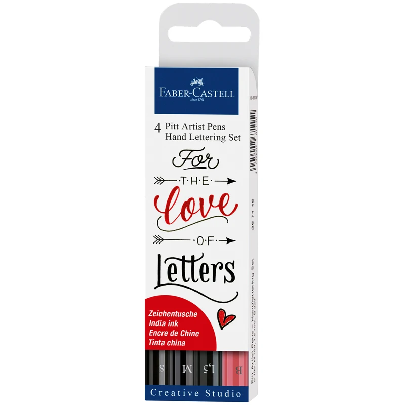 Faber-Castell Hand Lettering Pitt Artist Pen #4005402671151 Fine Liner ...