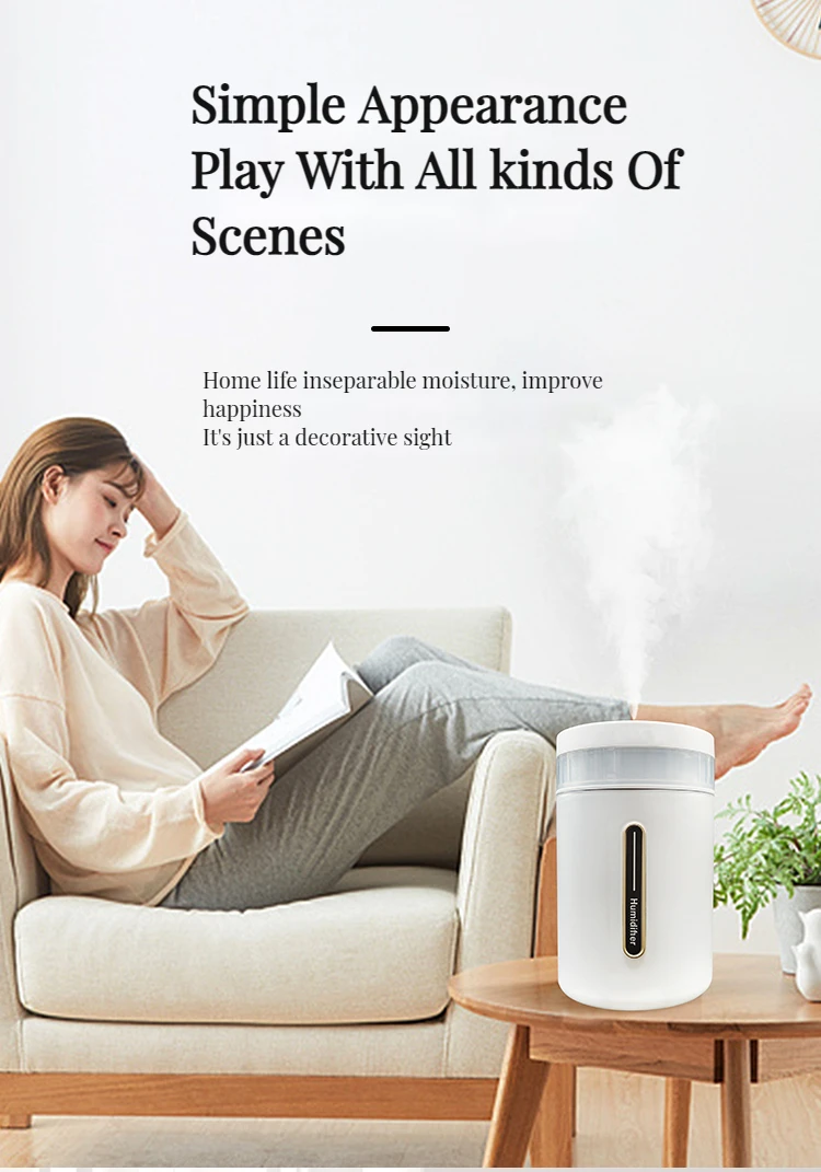 Hot Seller Oem 2024 Humificador Ultrasonic Air Humidifier Led Mini ...