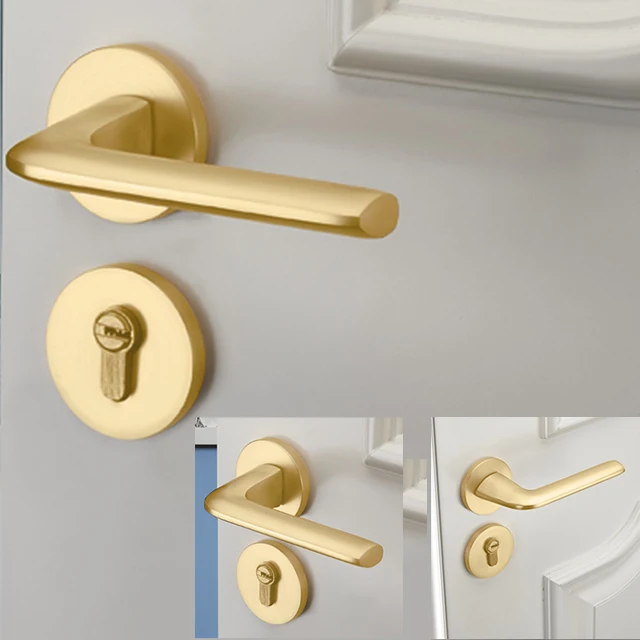 Sturdy Gold Heavy-duty Commercial Door Lever Lock At Wholesale Pricing ...