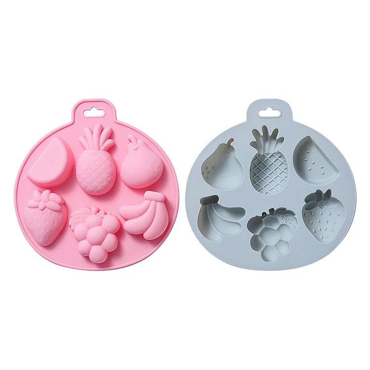 Modern Minimalist 6 Different Fruit Shape Silicone Molds High ...