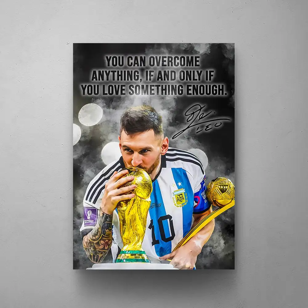 LIONEL MESSI Football Legends Art - Inspirational Wall Posters