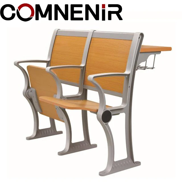 Modern Design Foldable Plywood University Lecture Hall Table And Chair ...