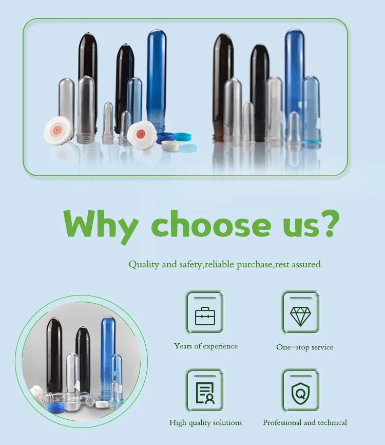 55mm PET Preforms for 17L-20L Water Bottles - Pera Quality