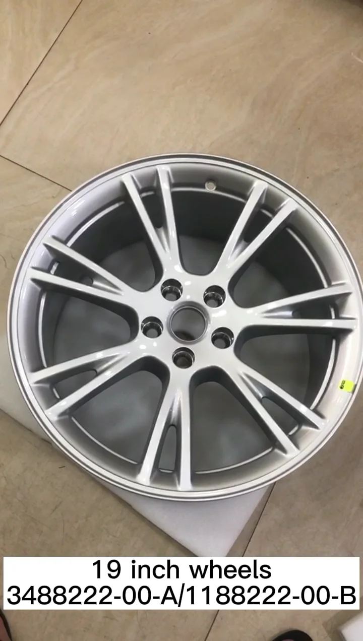 차 외부 부속품 테슬라 모형 Y 3488222-00-a 1188222-00-b 19x9.2j Et45 를 위한 19 인치 바퀴 ...