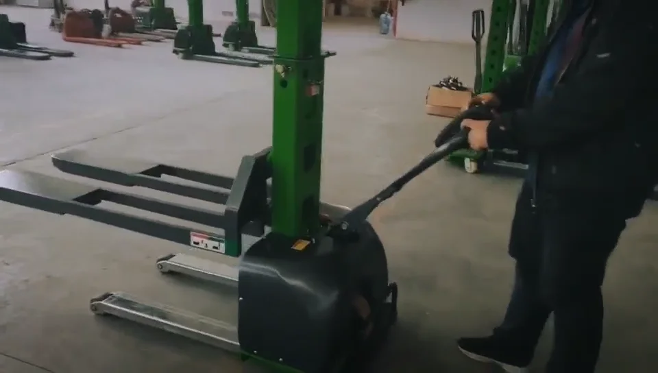 Fully Electric Self Lift Self-lift Stacker Hslf500 With Lifting Height ...