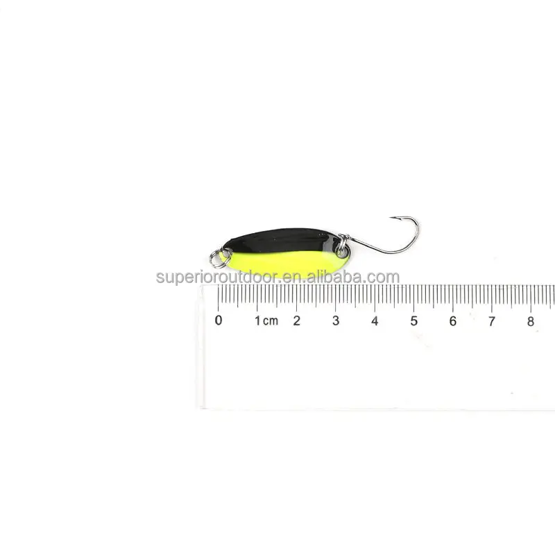 SUPERIORFISHING Mini Spoon Lure 33mm 2.2g Metal Spoon Bait Trout Lure ...