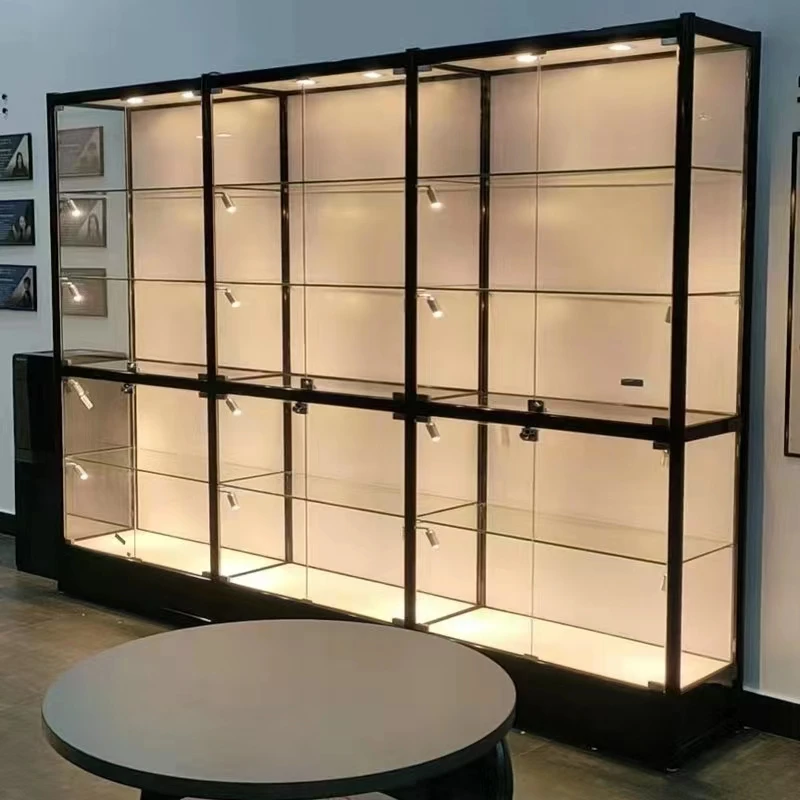 Glass Display Cabinet Product Showcase Model Showcase Jewelry Cabinet ...