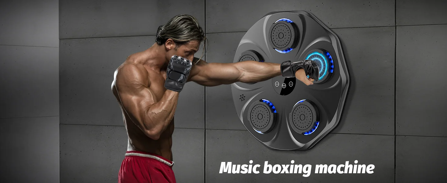 Boxing Training Punching Equipment Wall Mounted Kick Punching Smart ...