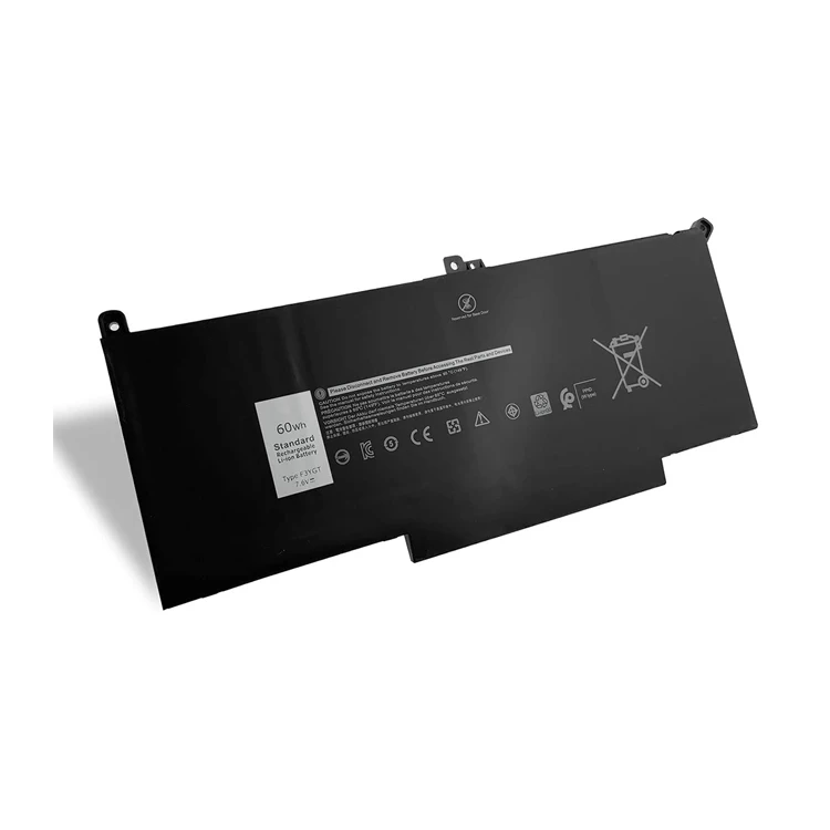 Hk-hht New Battery 60wh 7.6v F3ygt Dm3wc 2x39g Myj96 For Dell Latitude ...